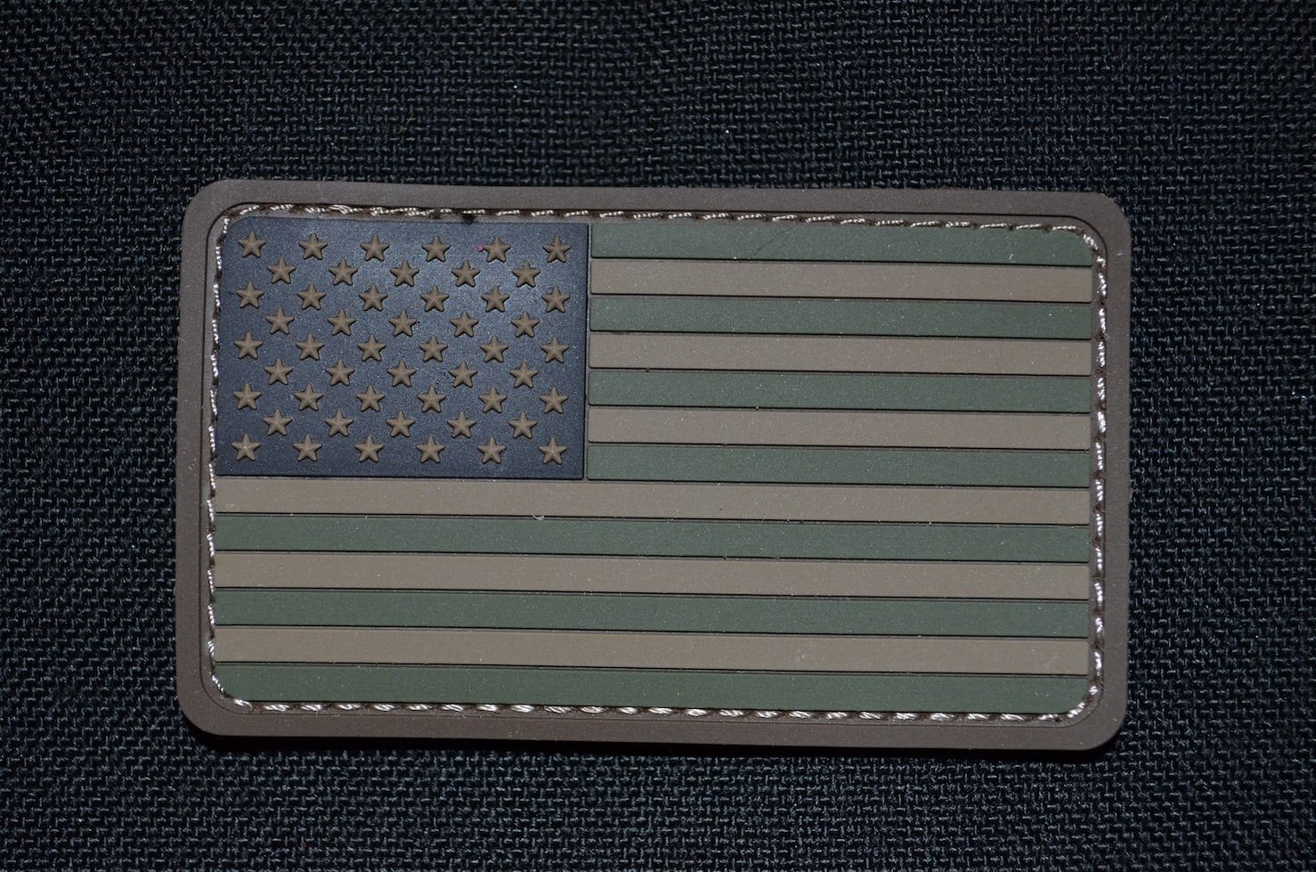 US Flag PVC Patch - All Day Ruckoff