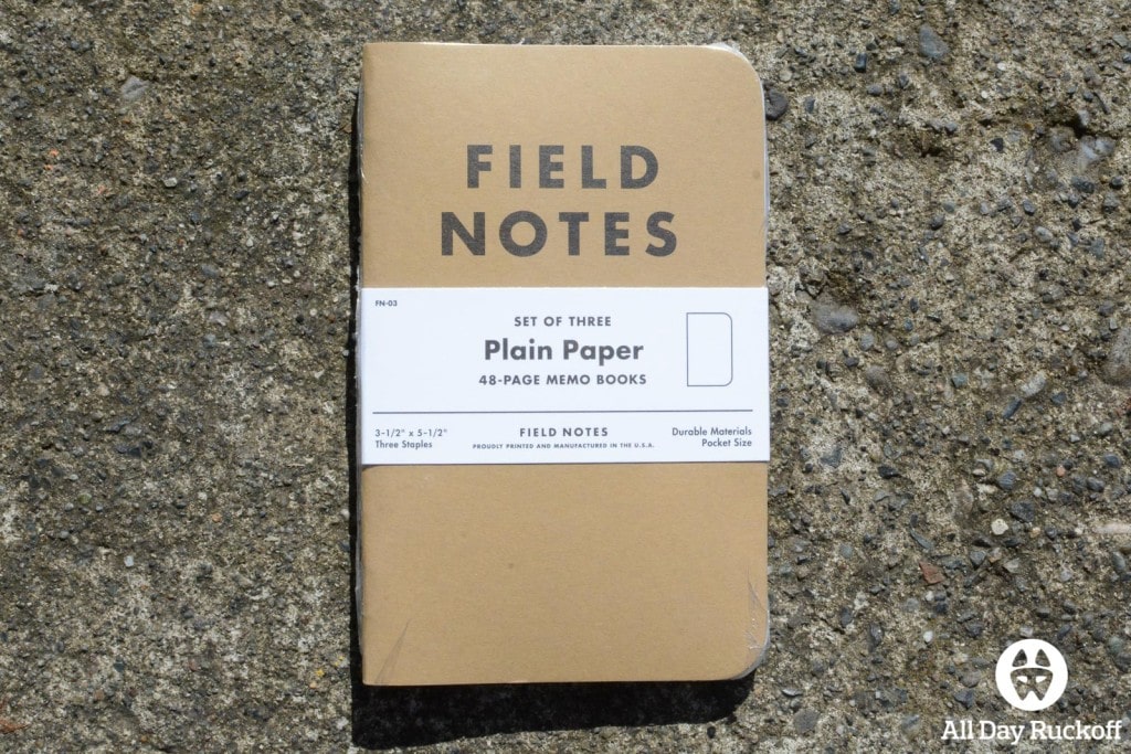Field Notes Kraft Plain Paper (3 Pack) - All Day Ruckoff