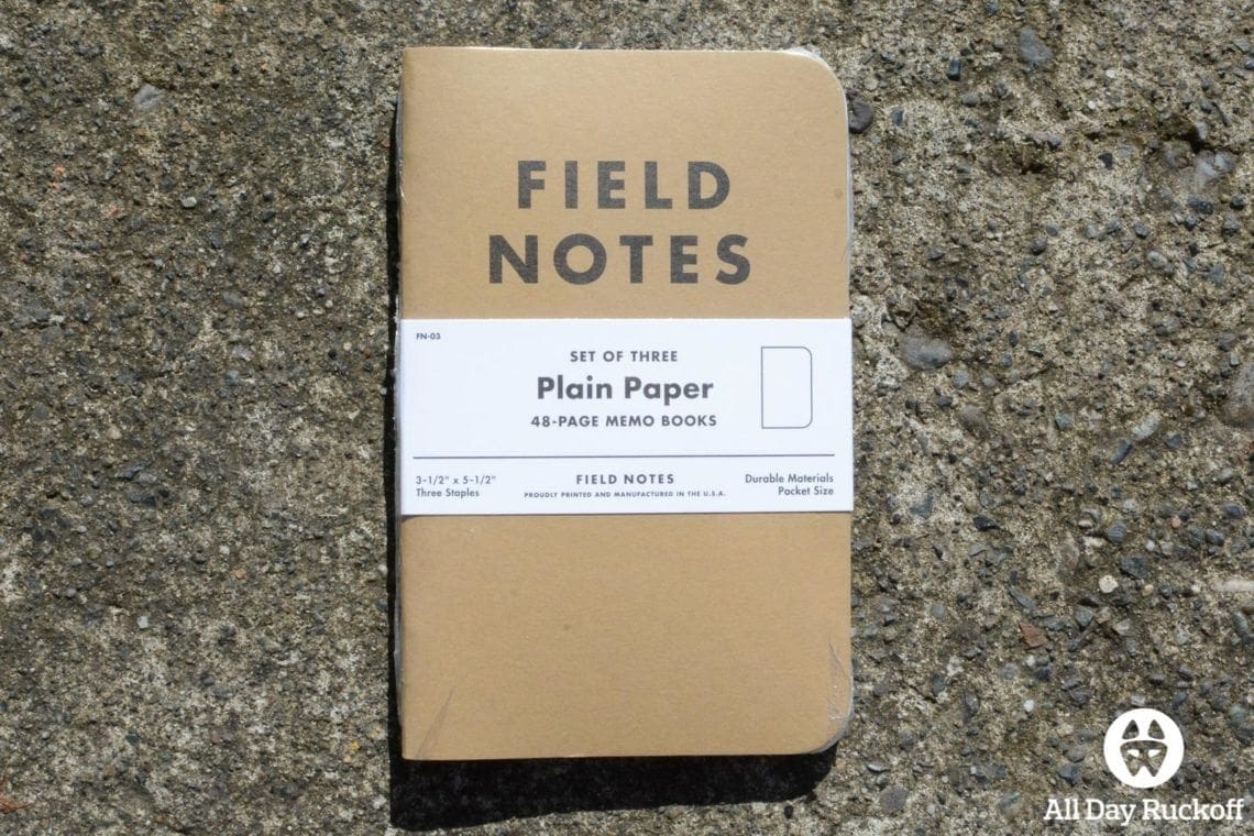 Field Notes Kraft Plain Paper (3 Pack) - All Day Ruckoff