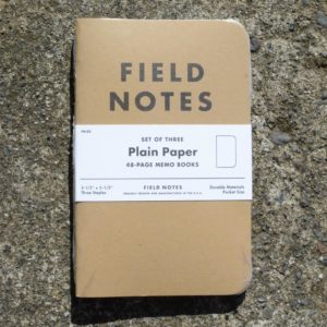 Field Notes Kraft Plain Paper (3 Pack) - All Day Ruckoff