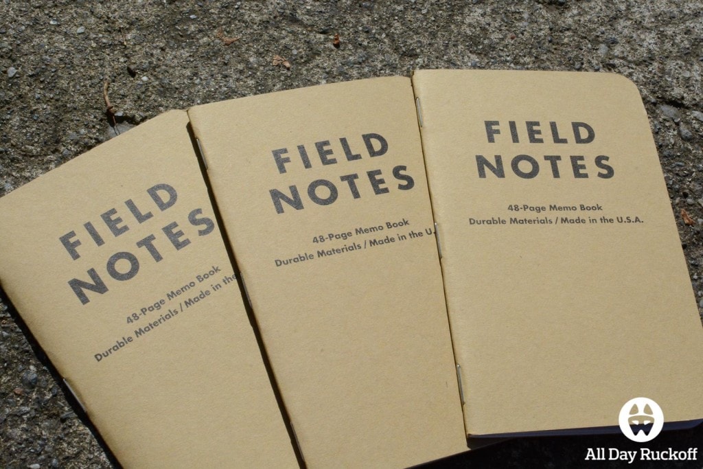 Field Notes Kraft Plain Paper (3 Pack) - All Day Ruckoff