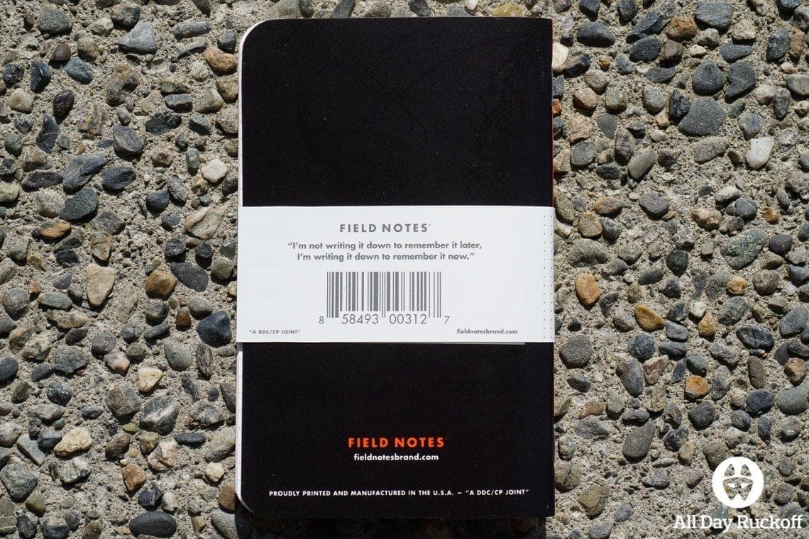 Field Notes Expedition (3 Pack) Notebooks - All Day Ruckoff
