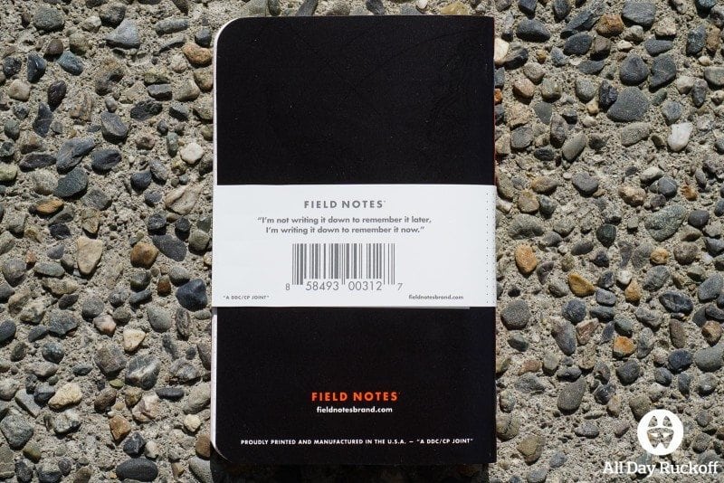 Field Notes Expedition (3 Pack) Notebooks - All Day Ruckoff