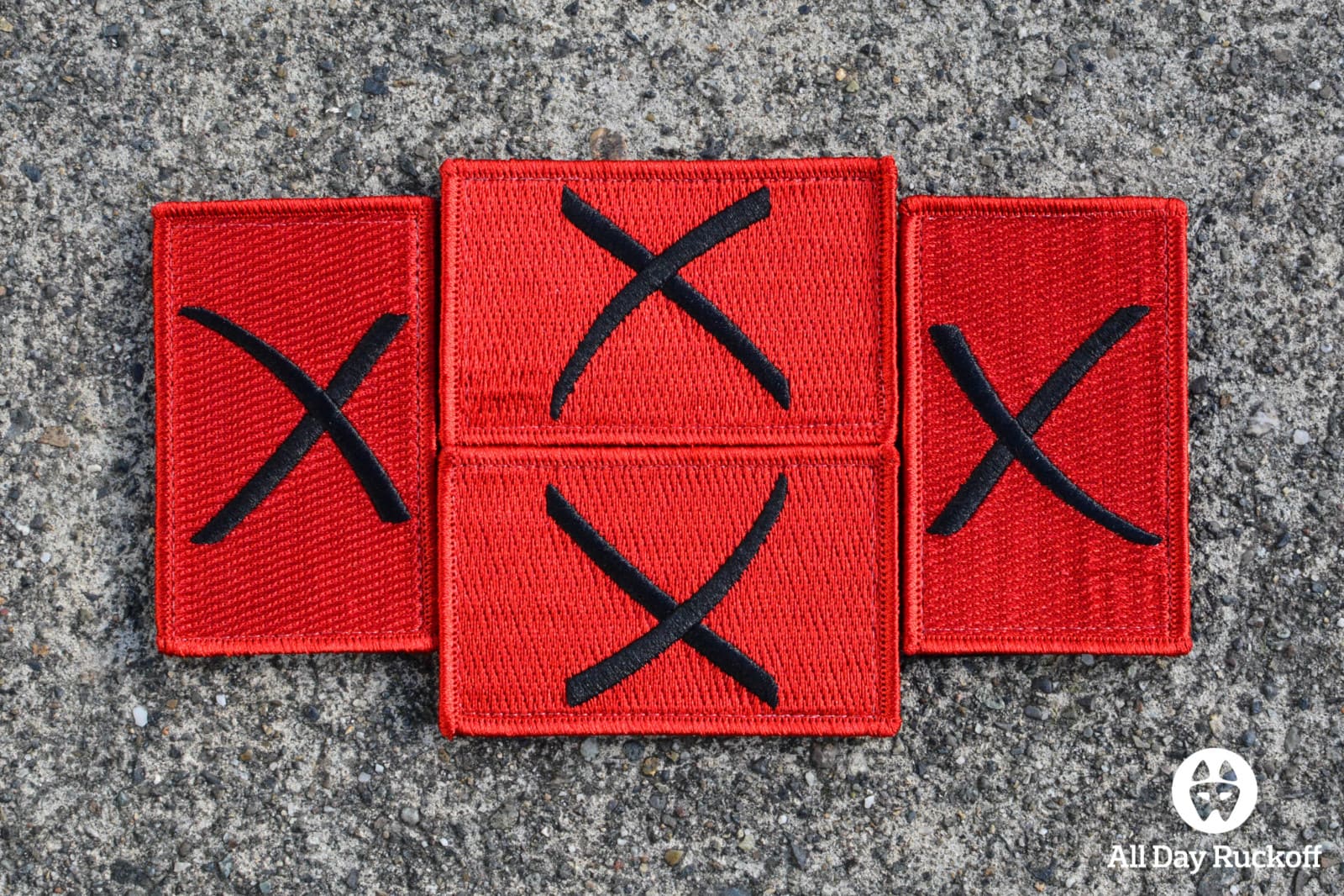 Rogue Dynamics Red X Patch - All Day Ruckoff