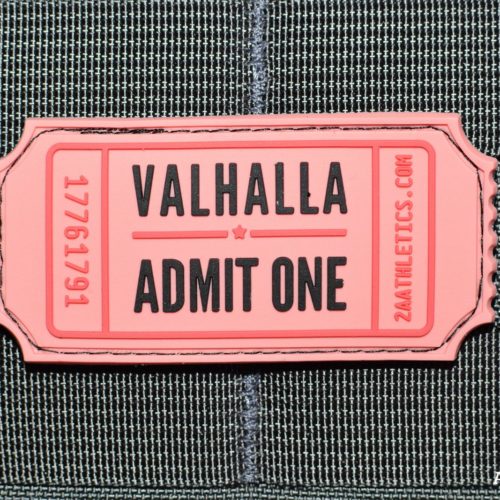 Valhalla Admit One PVC Patch - All Day Ruckoff