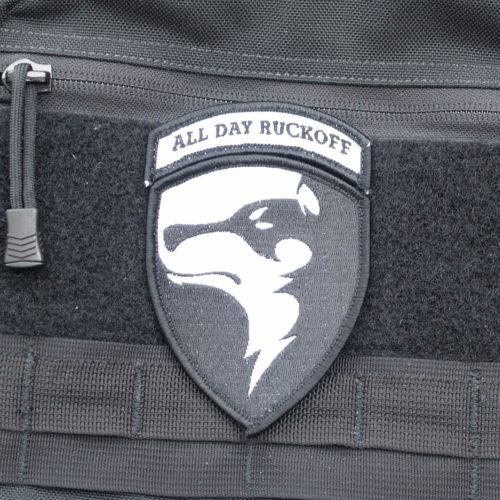 ADR Watson Patch (Black/White) - All Day Ruckoff