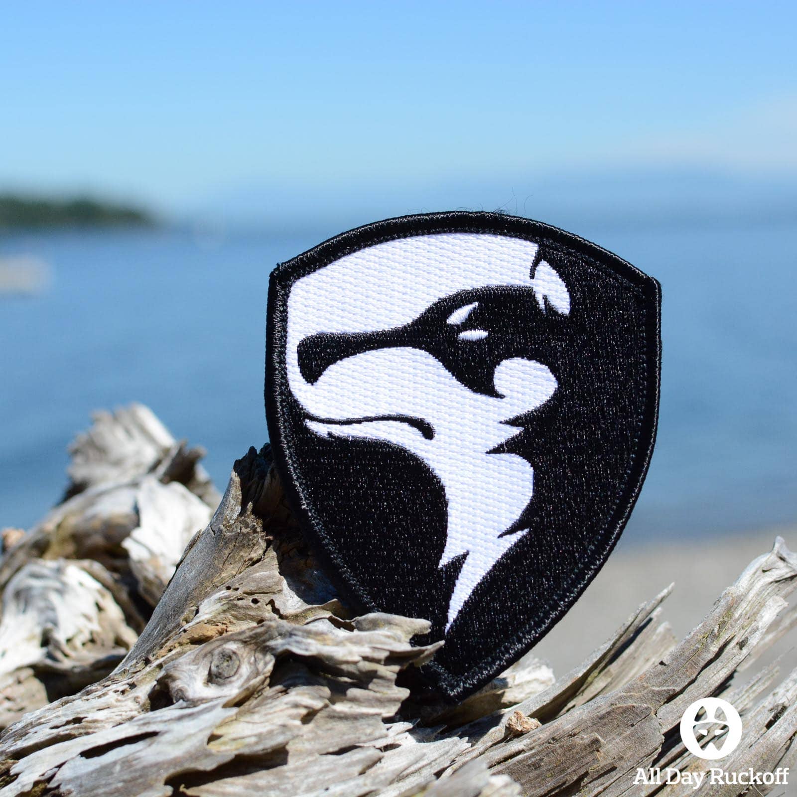 ADR Watson Patch (Black/White) - All Day Ruckoff