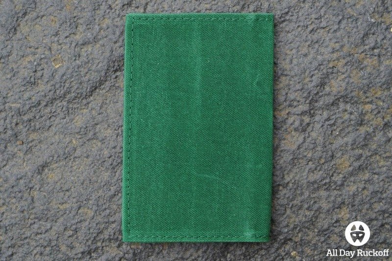 Waxed Canvas Notebook Cover - All Day Ruckoff