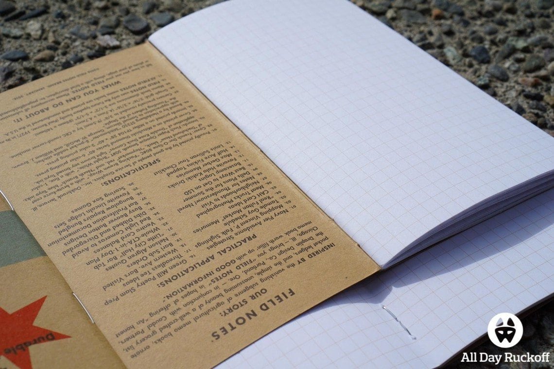 Field Notes Chicago (3 Pack) Notebooks - All Day Ruckoff