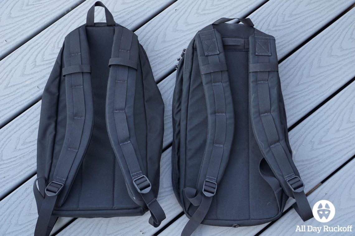 GORUCK Bullet Ruck 10L Version 1 vs 2 - All Day Ruckoff