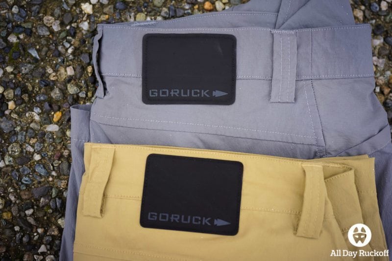 GORUCK Simple Pants (Original vs Current) Comparison - All Day Ruckoff