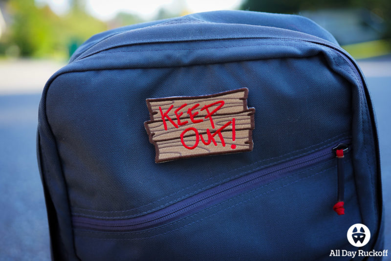 Keep Out! Patch + Magnet + Sticker Set - All Day Ruckoff