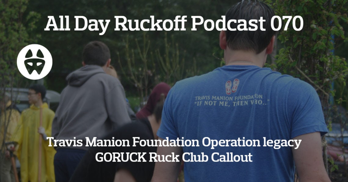 ADR 070: Travis Manion Foundation Operation Legacy GORUCK Ruck Club ...