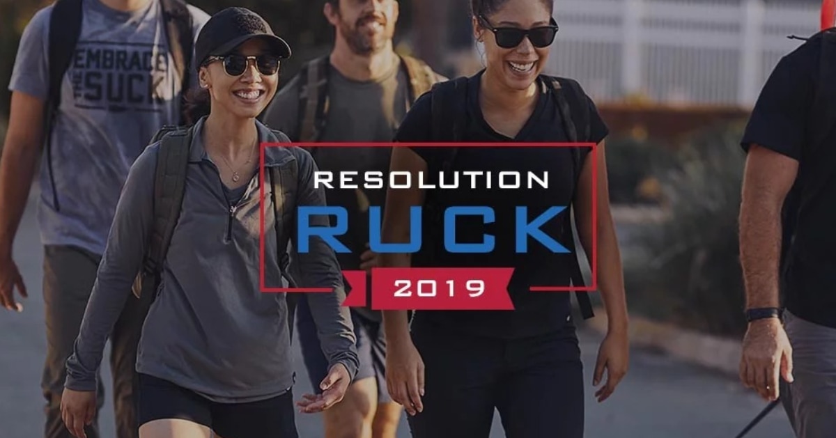 GORUCK Resolution Ruck 2019 (50 Miles in 15 Days) - All Day Ruckoff