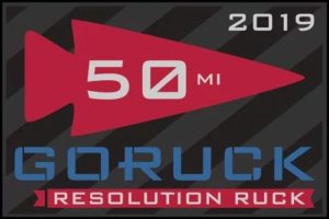 GORUCK Resolution Ruck 2019 (50 Miles in 15 Days) - All Day Ruckoff