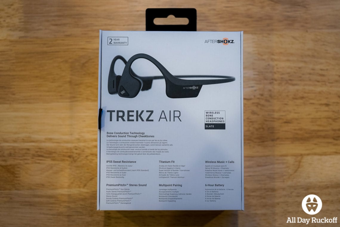 AfterShokz Trekz Air Headphones Review - All Day Ruckoff