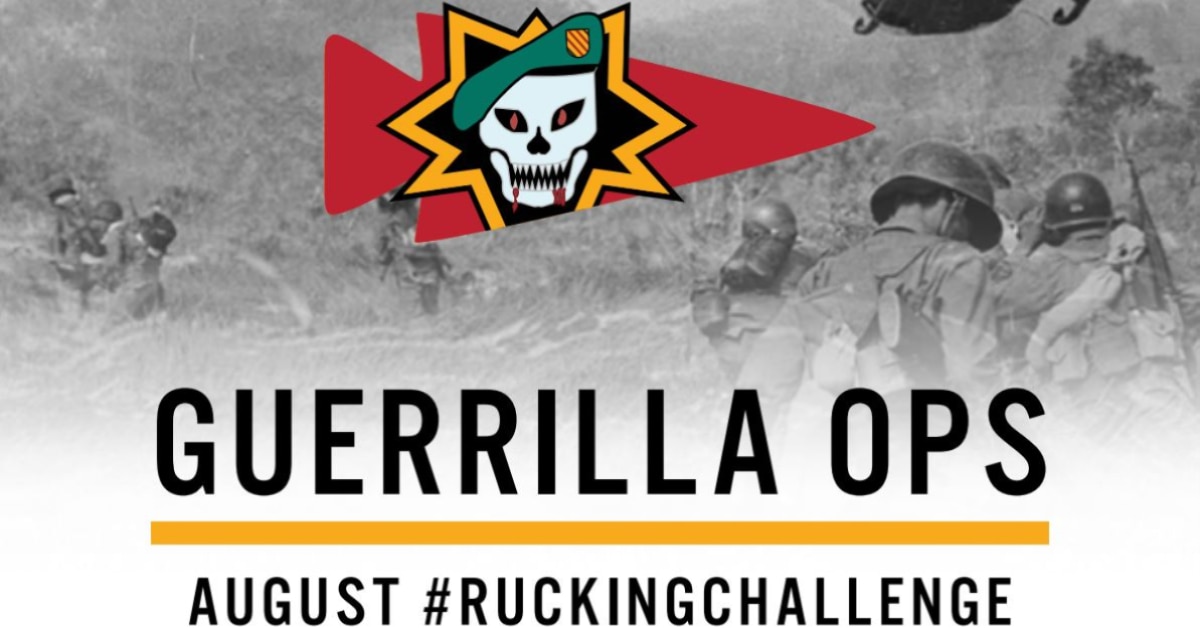 GORUCK August, 2019 Rucking Challenge Guerrilla Ops - All Day Ruckoff