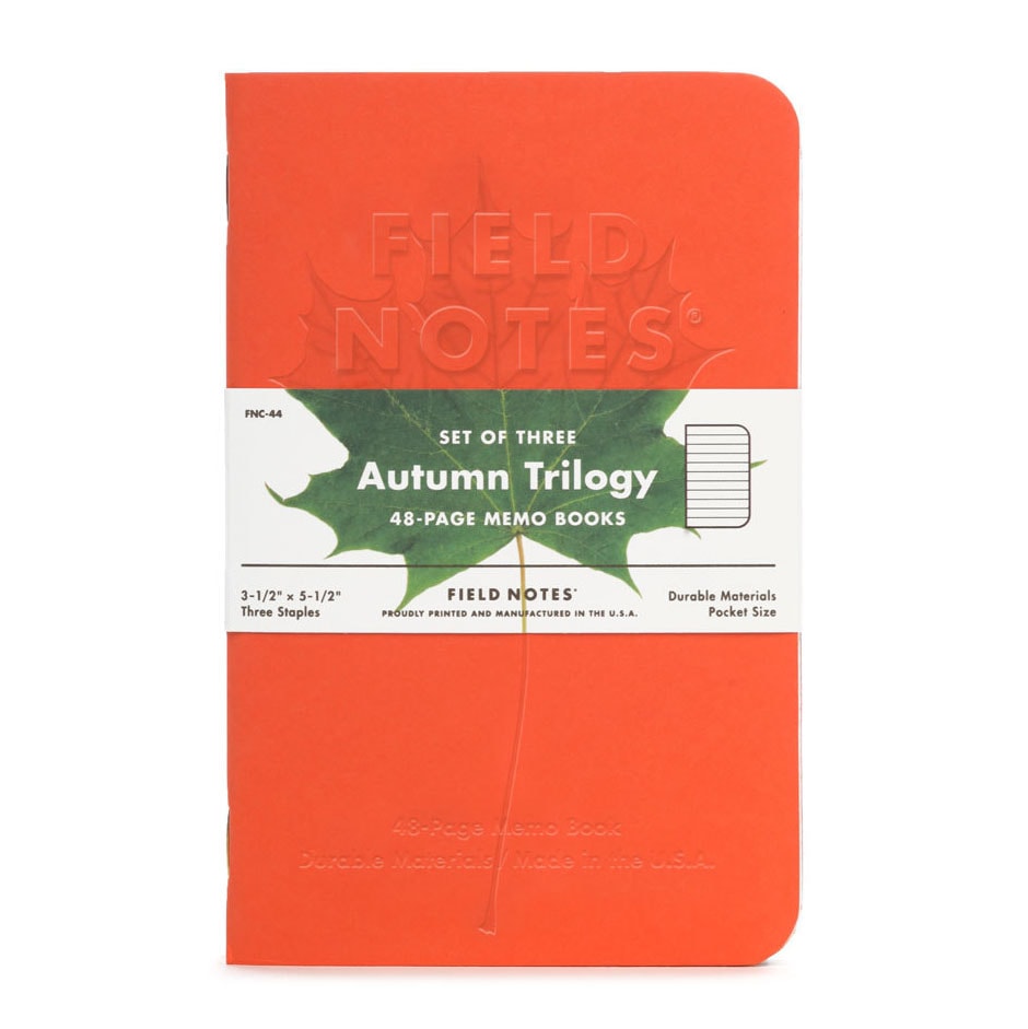 Field Notes "Autumn Trilogy" Notebooks - All Day Ruckoff