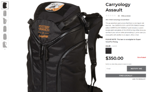 Mystery Ranch x Carryology "Unicorn" 24L Assault Pack Preview - All Day ...