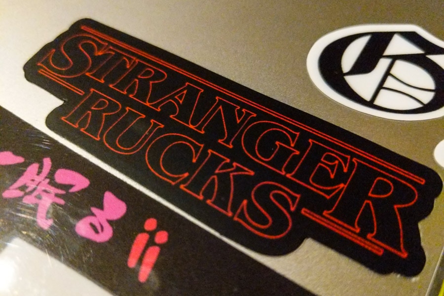 Stranger Rucks Sticker - All Day Ruckoff