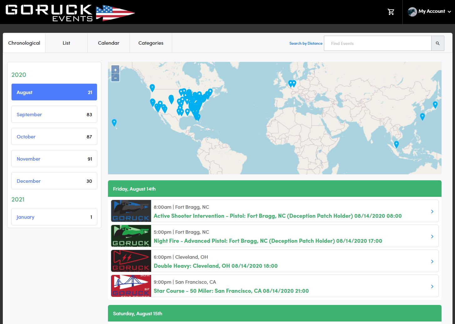 New GORUCK Events Website Launched - All Day Ruckoff