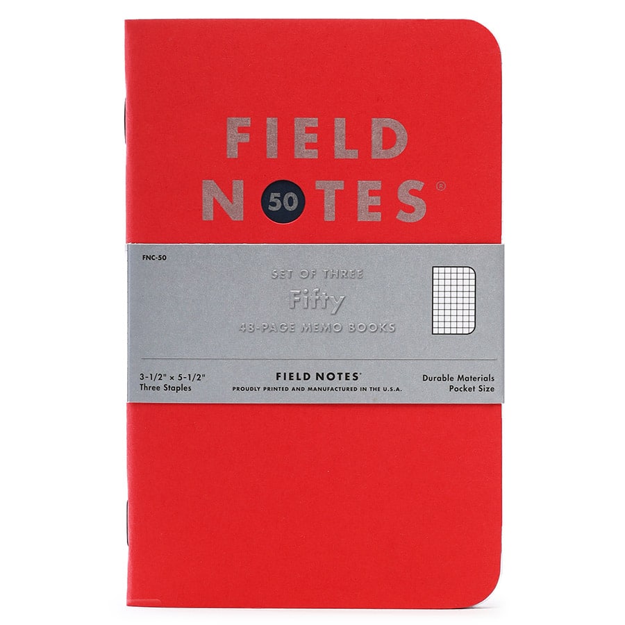 Field Notes "Fifty" Limited Edition Notebooks - All Day Ruckoff